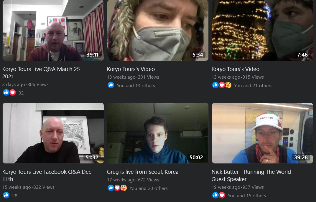 Facebook Live Q&A events from Koryo Tours - Koryo Tours