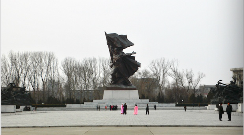 Pyongyang's War Victory Monument in North Korea; from then to now ...