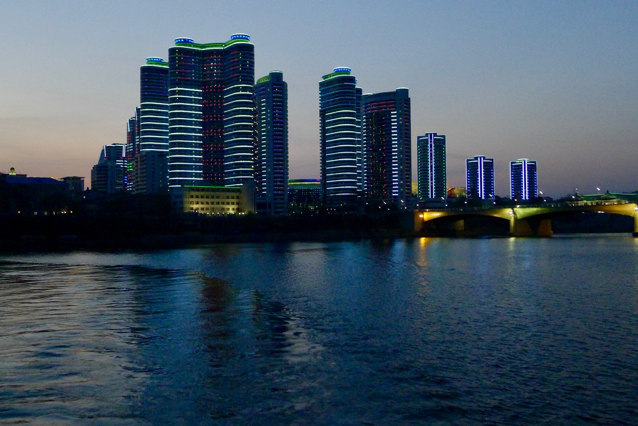 Changjon Street, Pyongyang - then and now - Koryo Tours