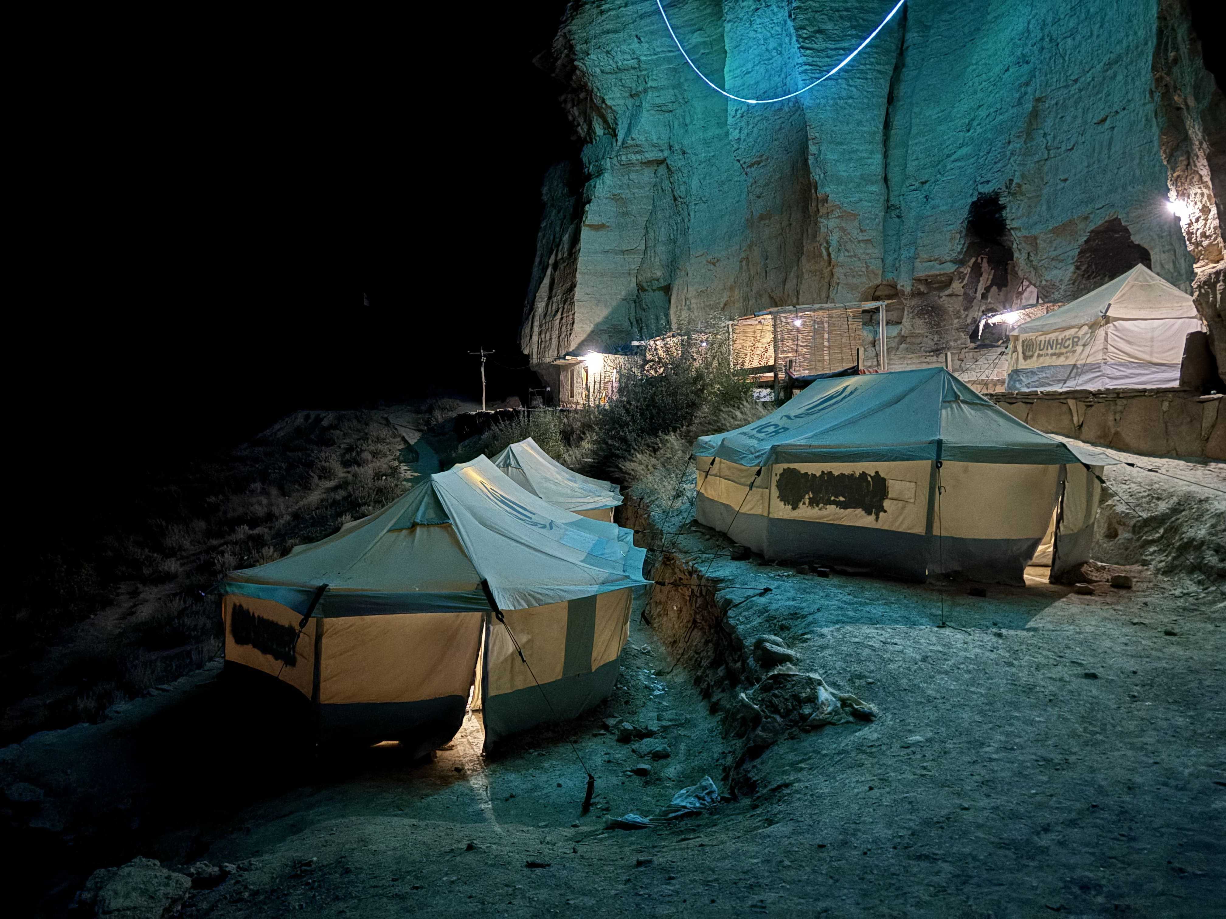 Night at the Band-e-Amir | Camping at Band-e-Amir Lake in Afghanistan ...